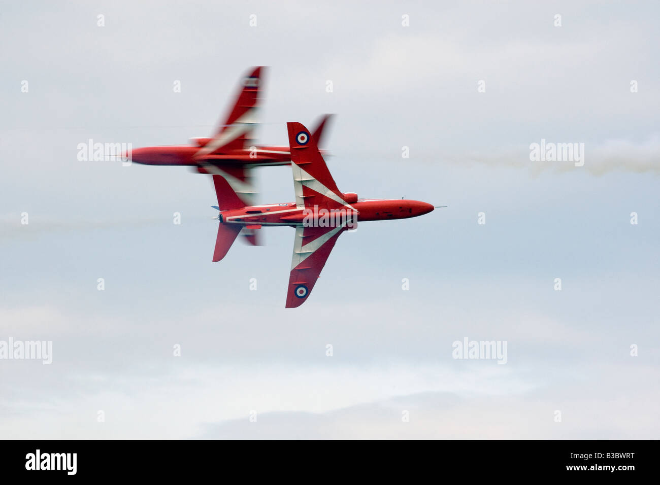 The Red Arrows flying display Stock Photo - Alamy