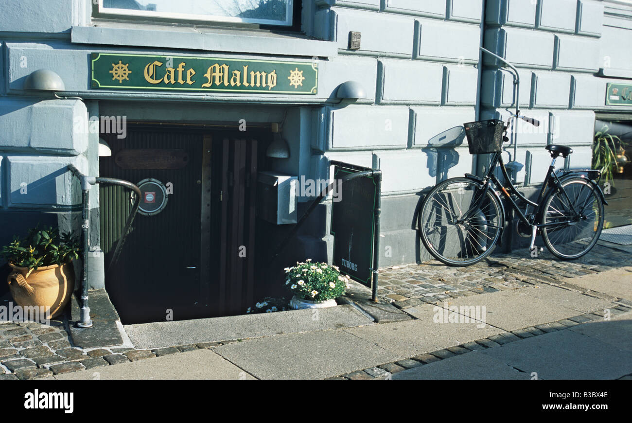 Cafe Malmo, Copehagen, Denmark Stock Photo - Alamy