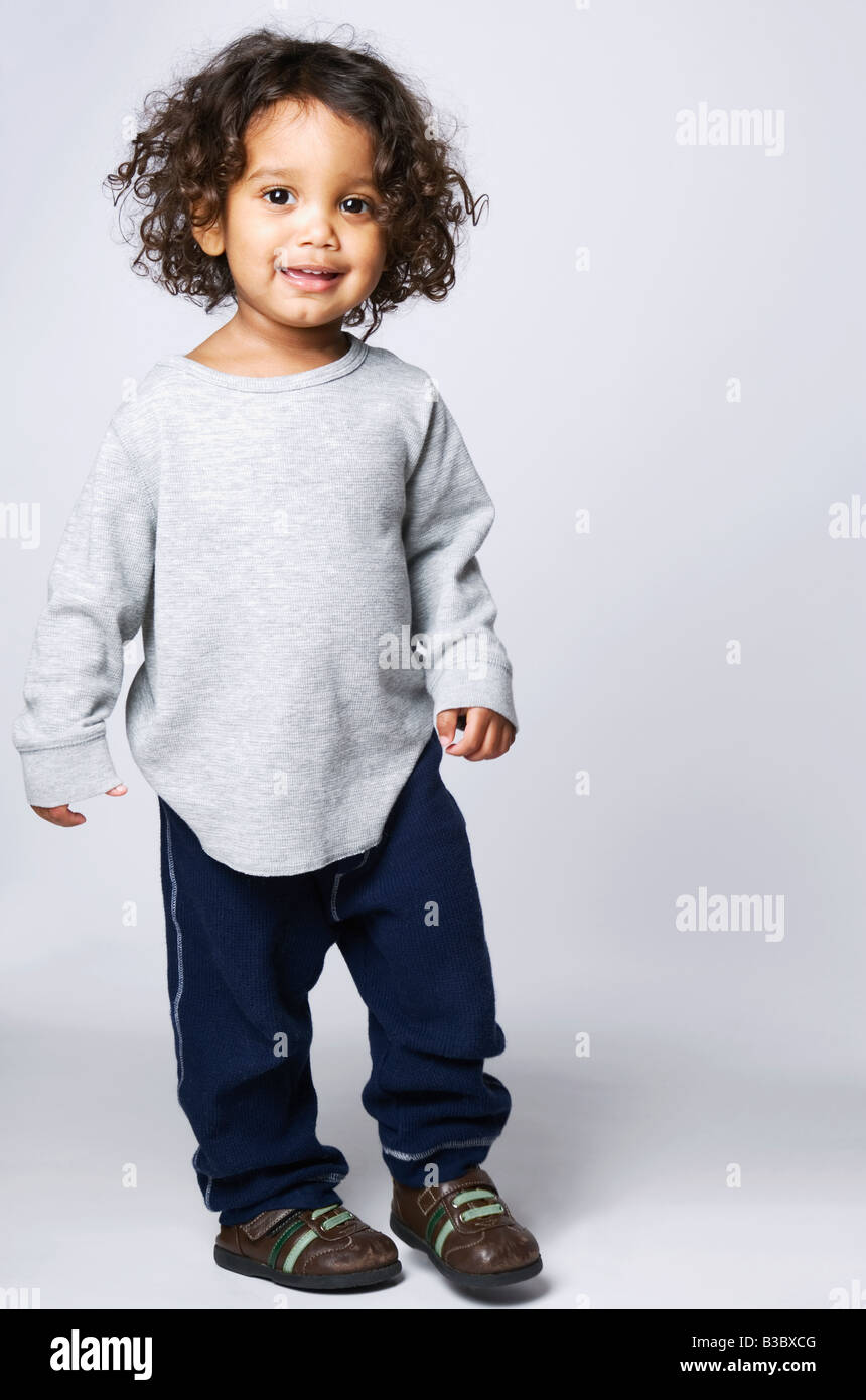 Full length portrait boy hi-res stock photography and images - Alamy