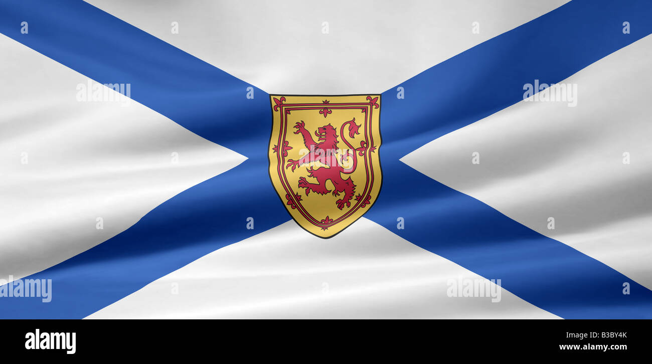 Very large flag of Nova Scotia Stock Photo - Alamy