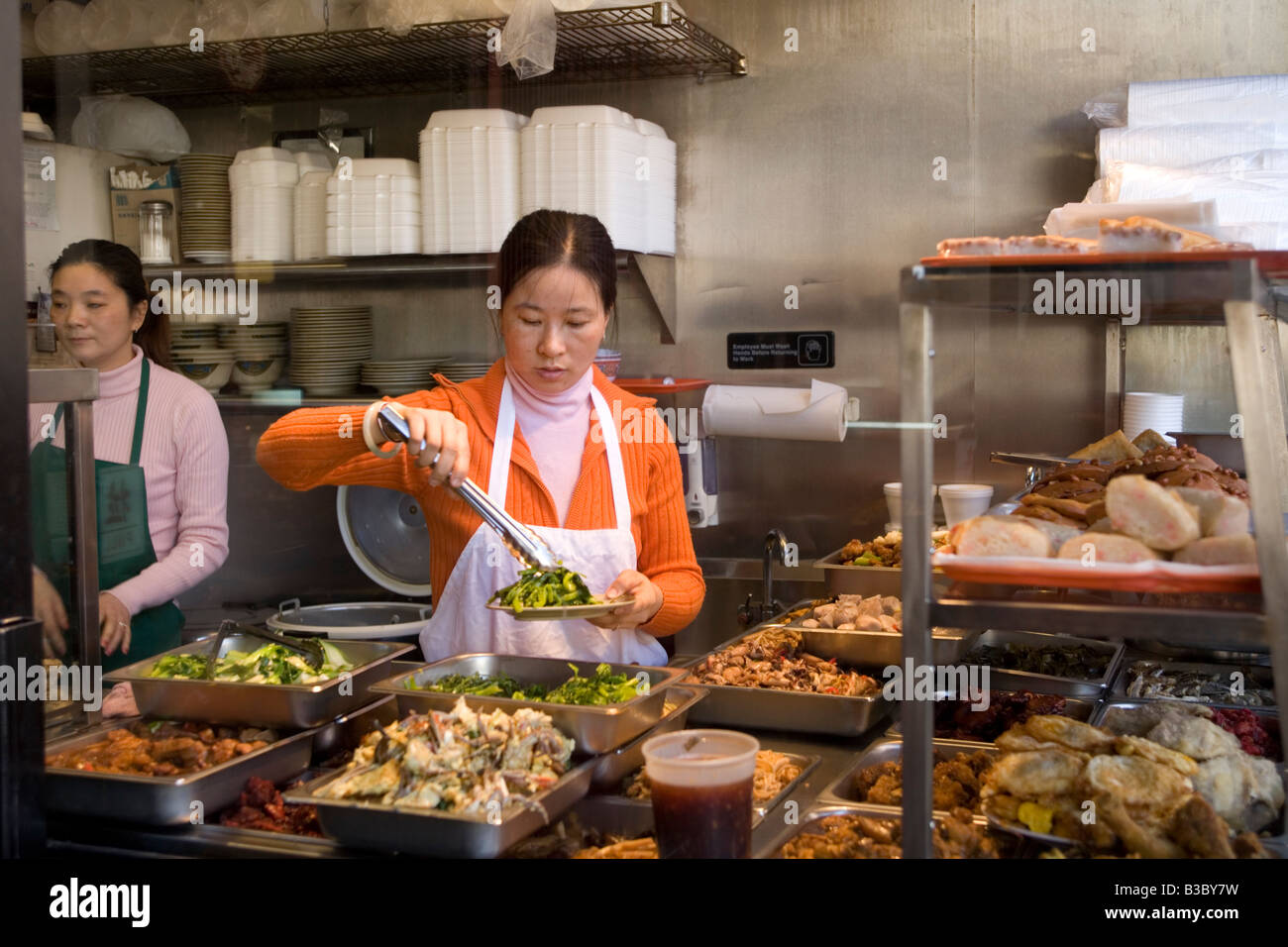 Local Chinese takeout restaurant that locals frequent in Chinatown, New ...