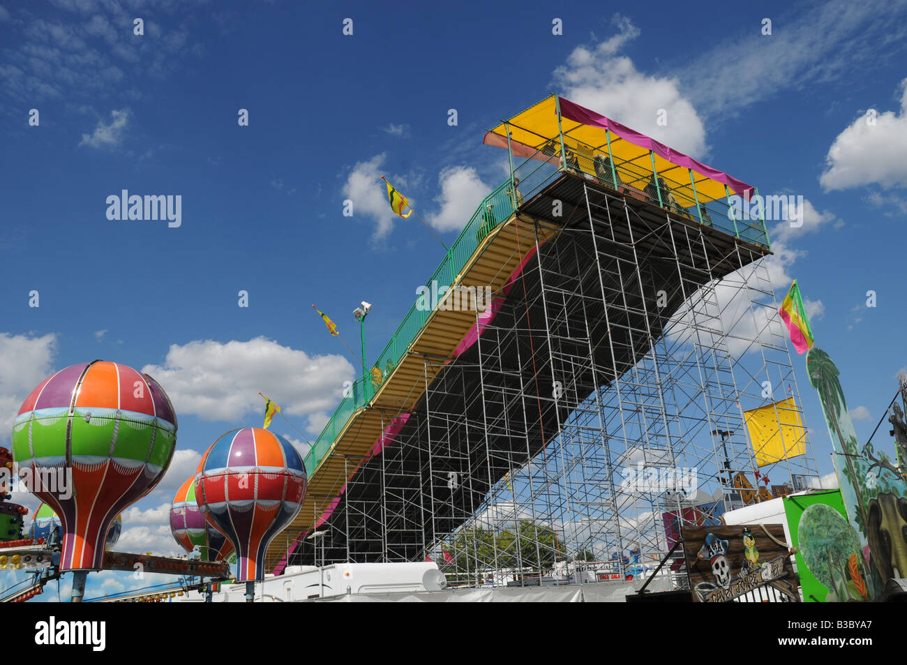 Slide amusement park hi-res stock photography and images - Alamy