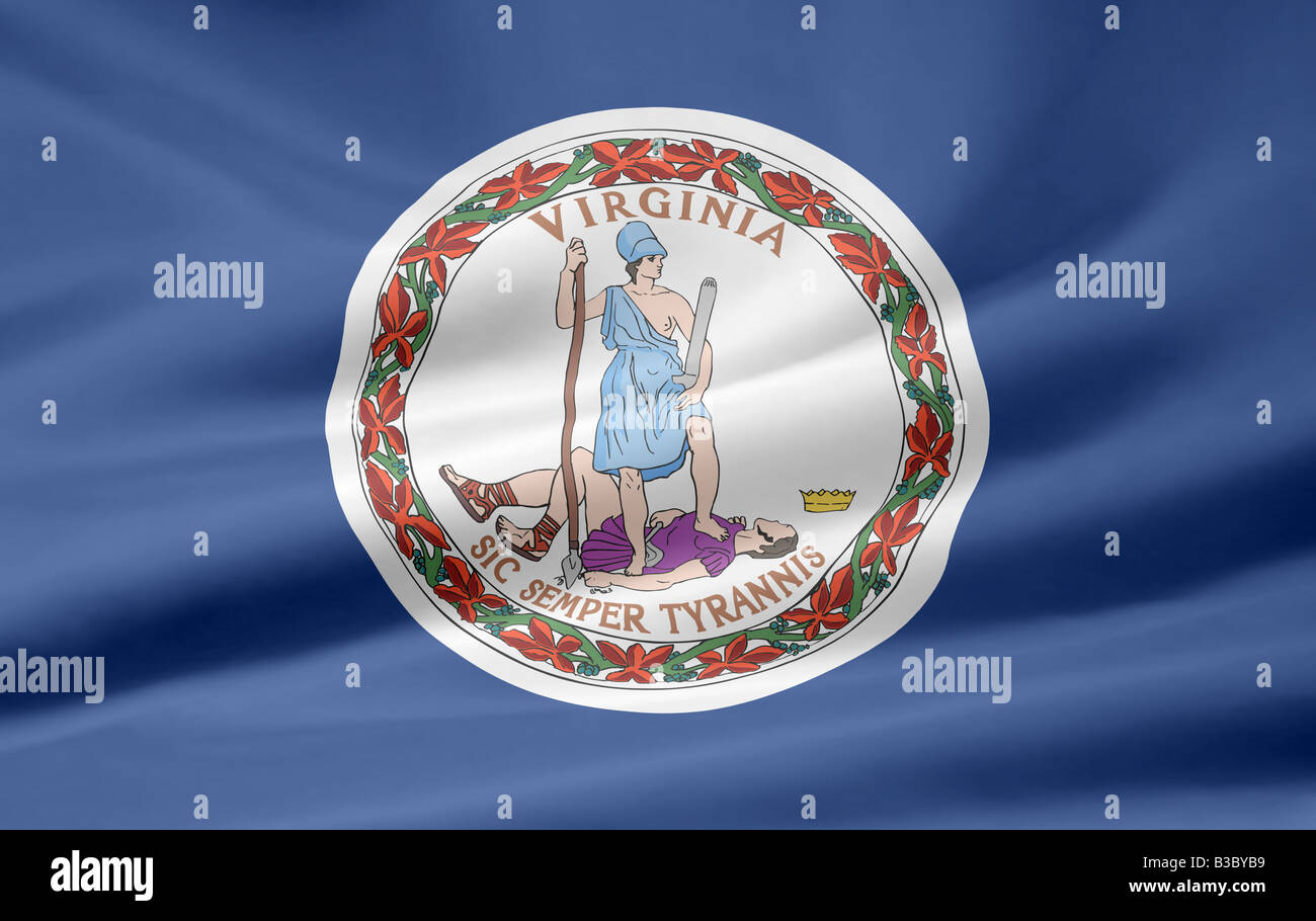 Virginian flag hi-res stock photography and images - Alamy