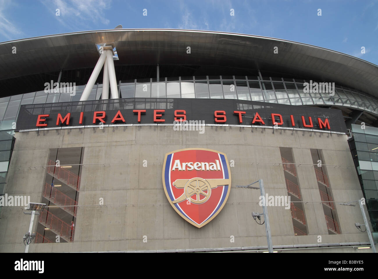 UK The Emirates Stadium home of Arsenal FC Photo Julio Etchart Stock ...