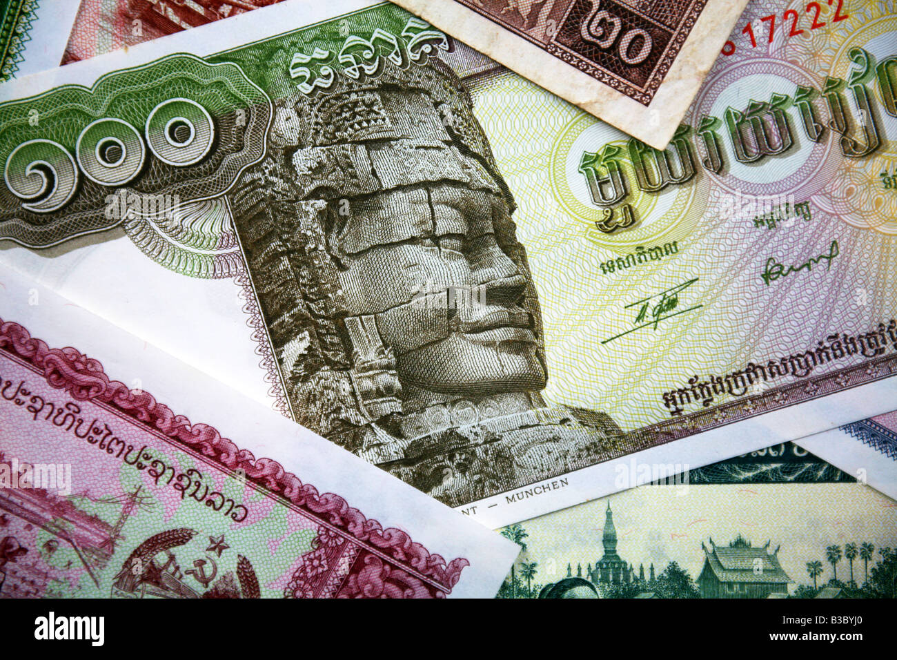 Bank notes from Cambodia, Cambodian Stock Photo - Alamy Bank notes from Cambodia, Cambodian Stock Photo - Alamy