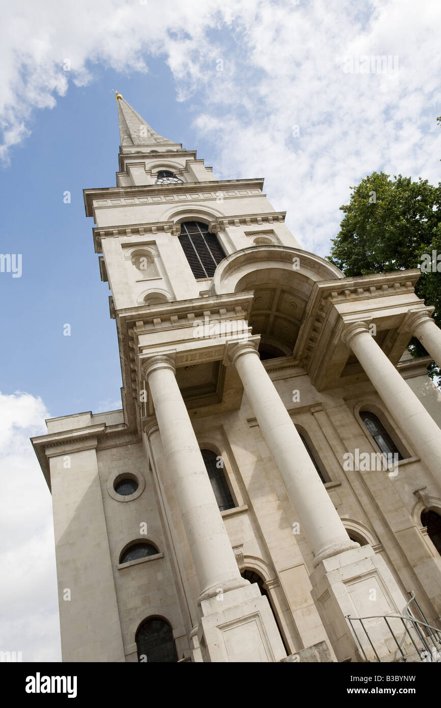 Christchurch Spitalfields. Tower Hamlets, London, England Stock Photo ...