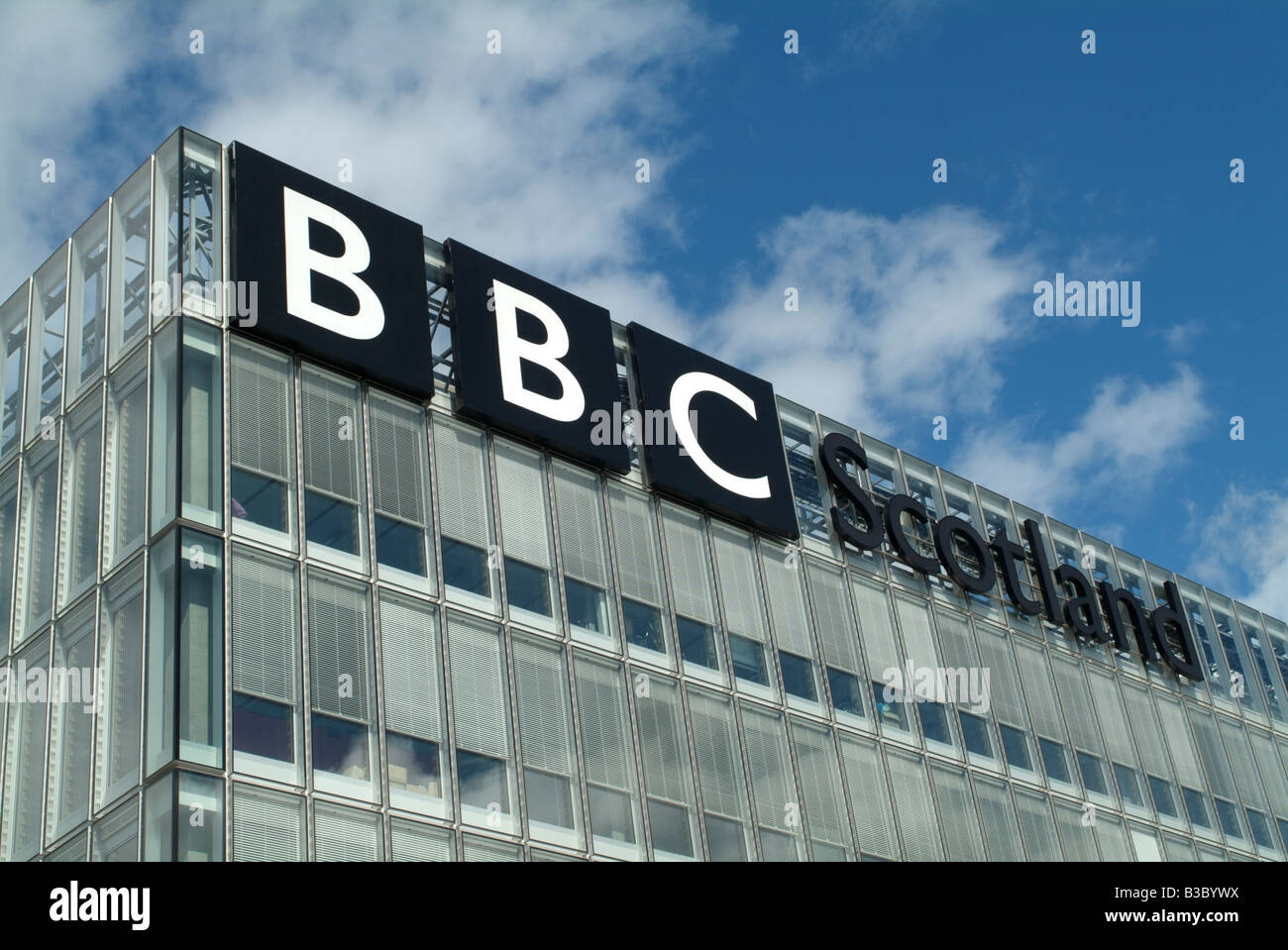 The BBC Scotland broadcast HQ at Pacific Quay, Glasgow Stock Photo - Alamy