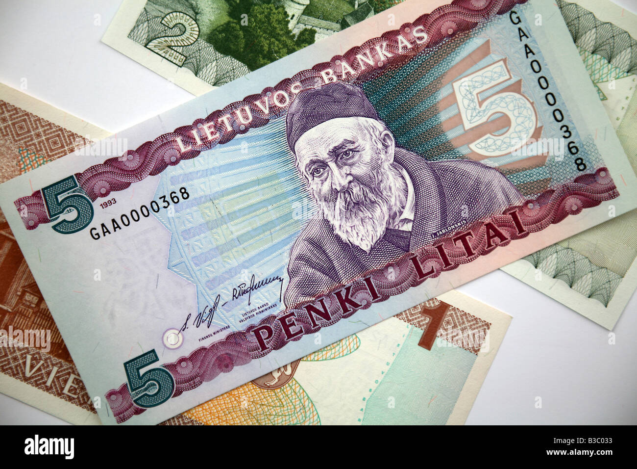 50 litas banknote hi-res stock photography and images - Alamy