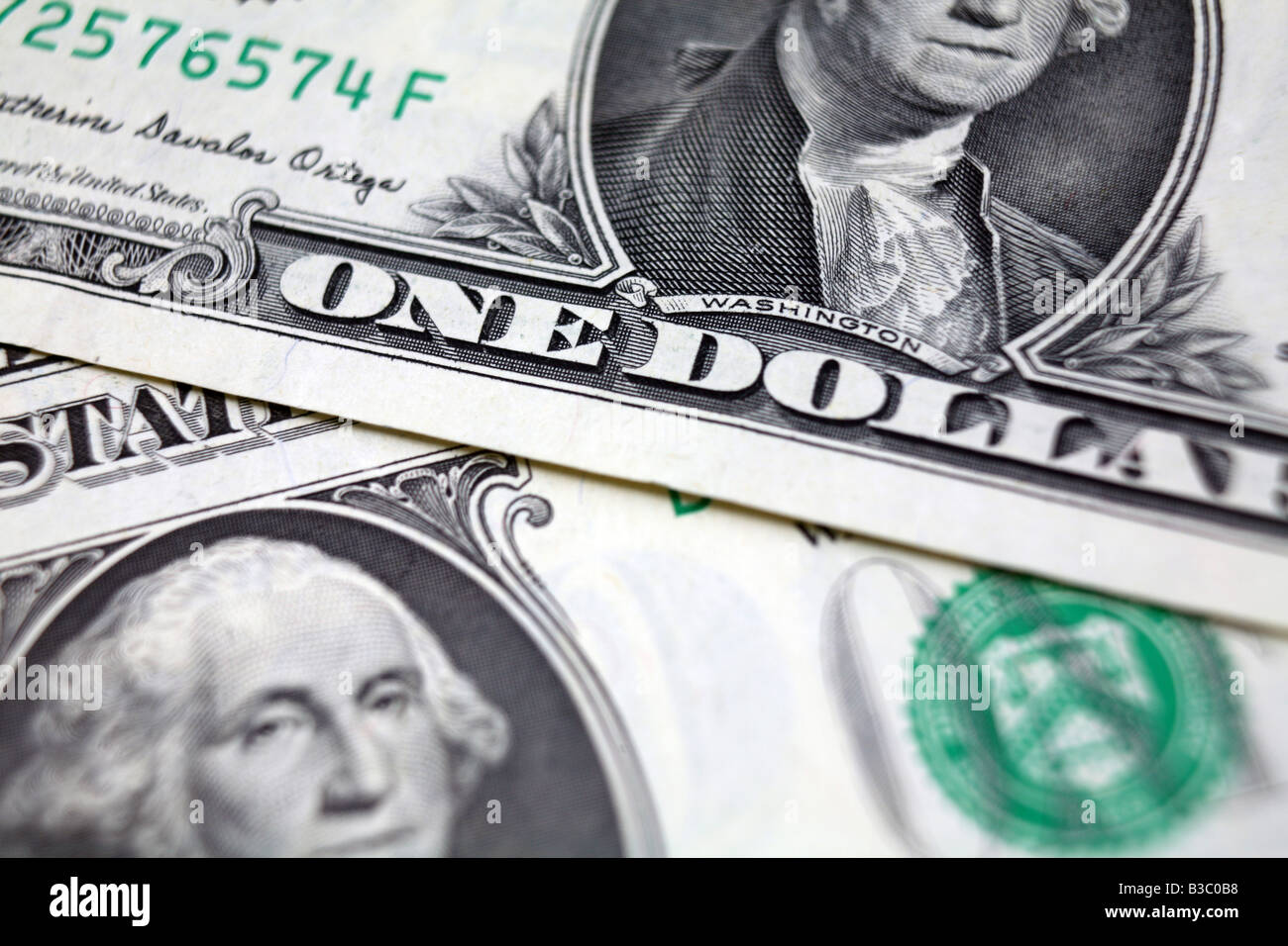 1 Dollar Bank notes Dollars from United States of America with America ...