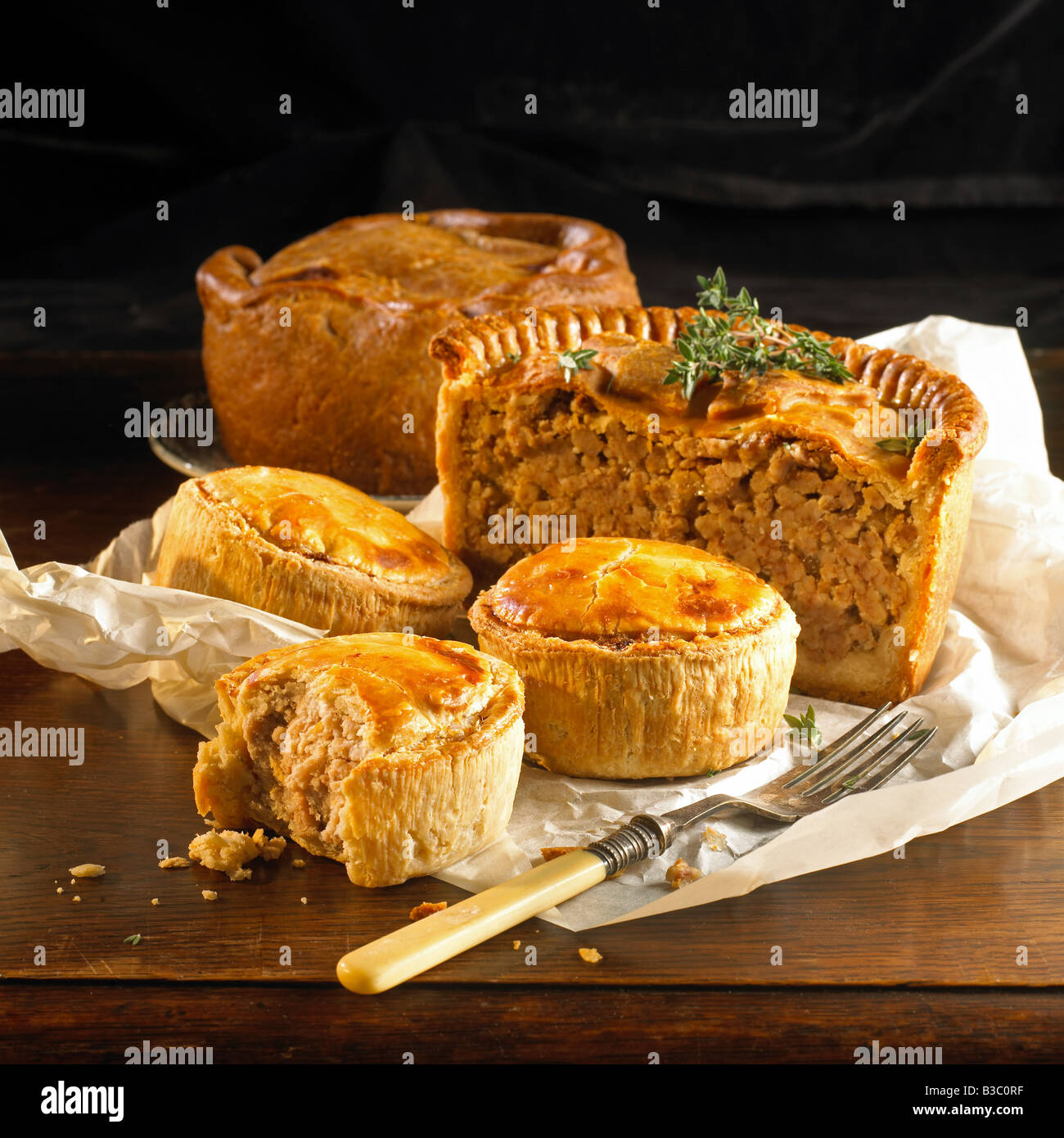 Raised pies hi-res stock photography and images - Alamy