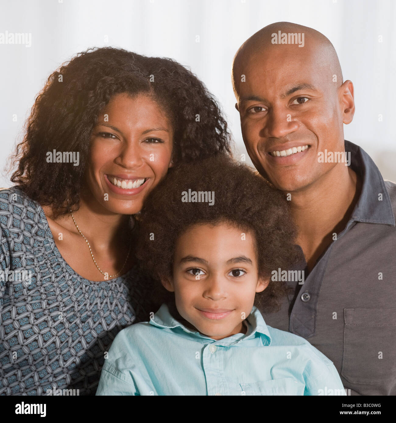 Portrait of African family Stock Photo - Alamy