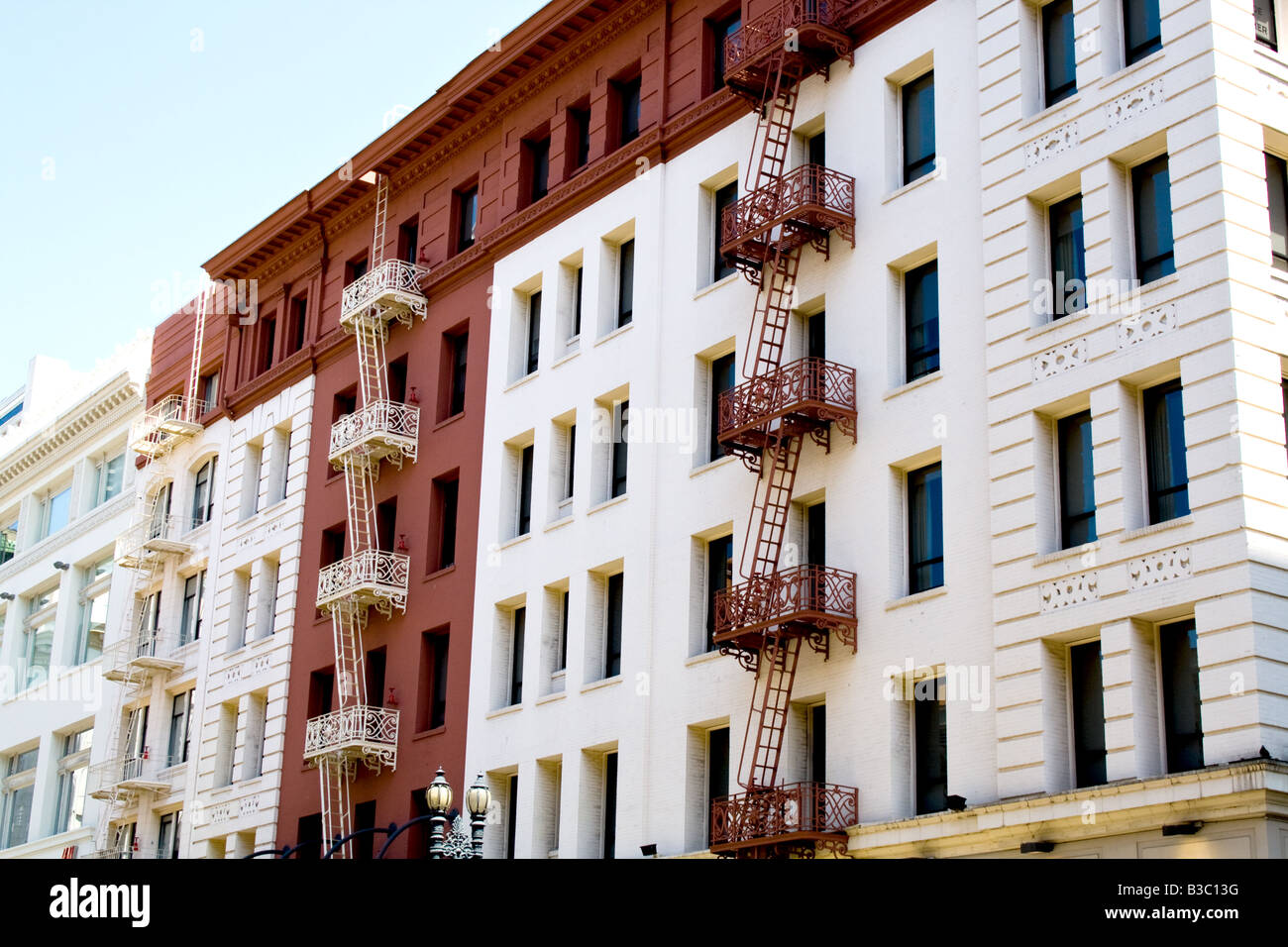 Fire escape ladder window hi-res stock photography and images - Alamy