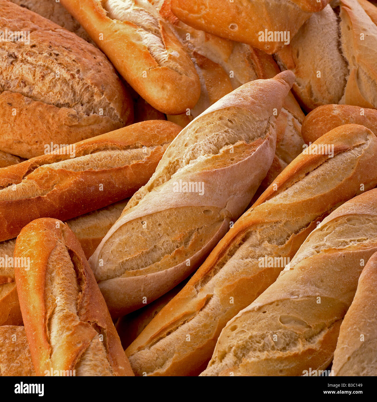 Loaves of rustic bread Stock Photo - Alamy