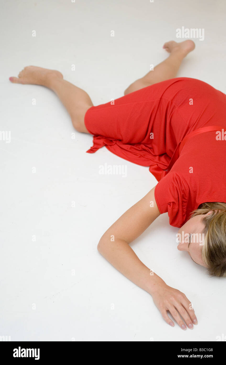 Recovery position first aid hi-res stock photography and images - Alamy