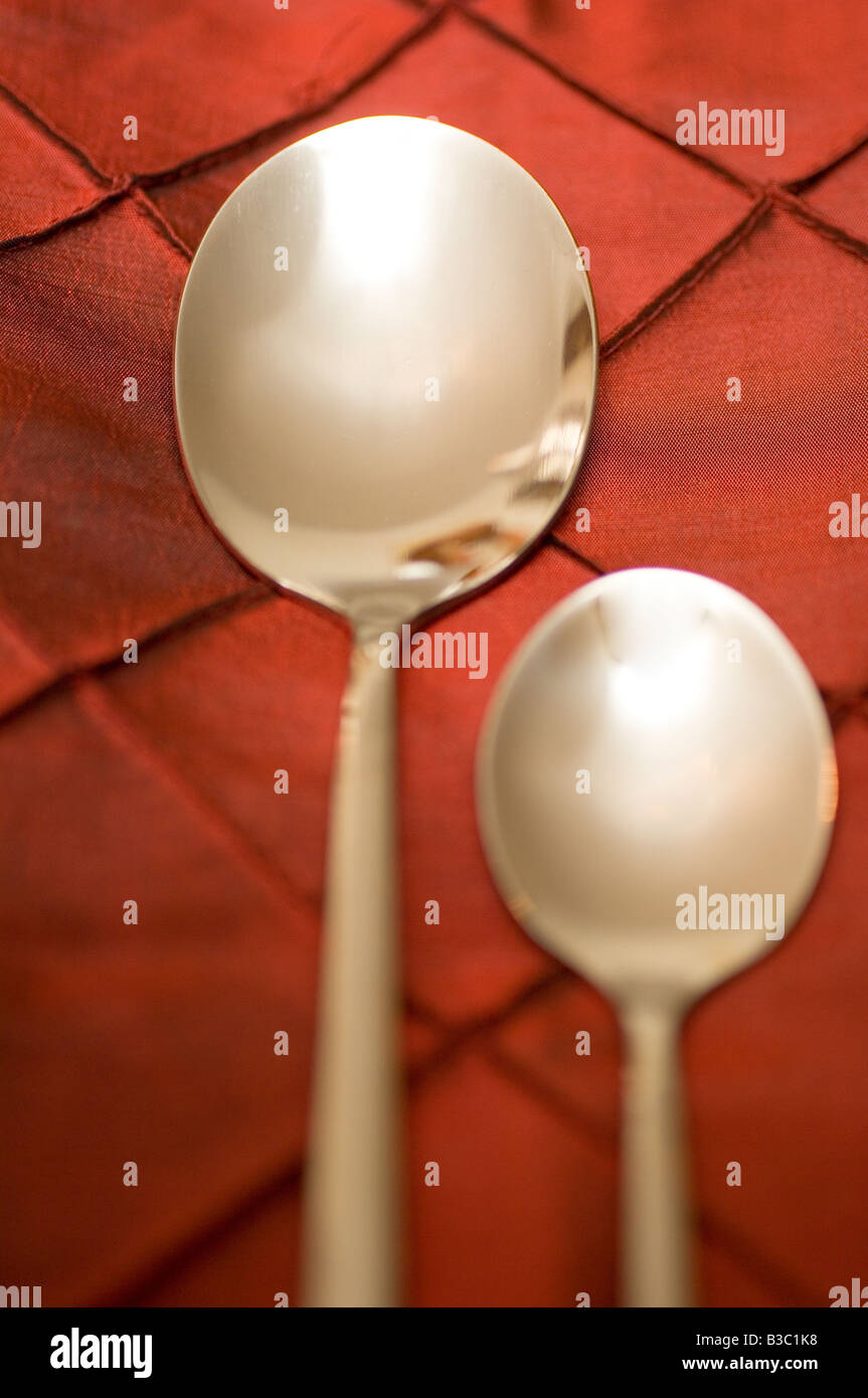 Dessert serving spoon laying side hi-res stock photography and images ...