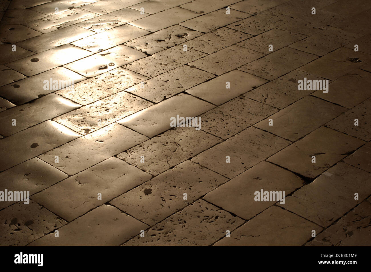 Marble paving in sunlight, Dubrovnik, Croatia Stock Photo - Alamy