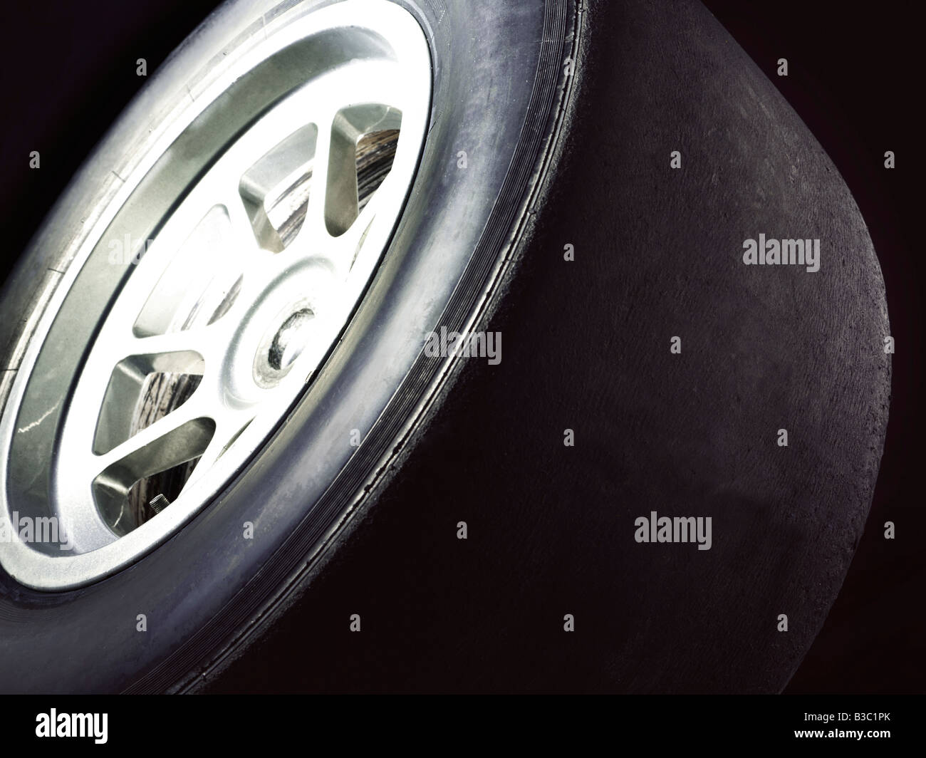 Slick tyre hi-res stock photography and images - Alamy