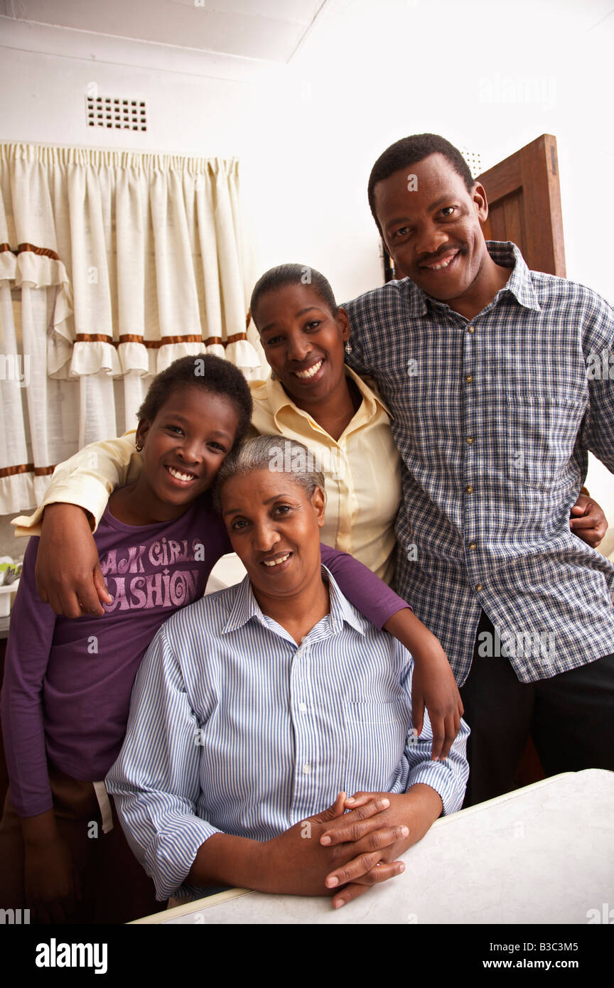 Three generation family, portrait Stock Photo - Alamy