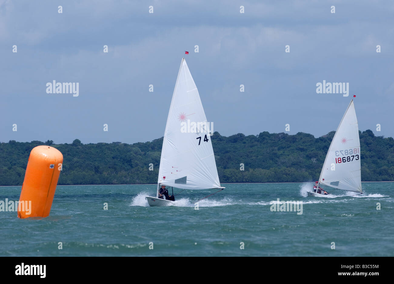 Laser sailing dinghy hi-res stock photography and images - Alamy