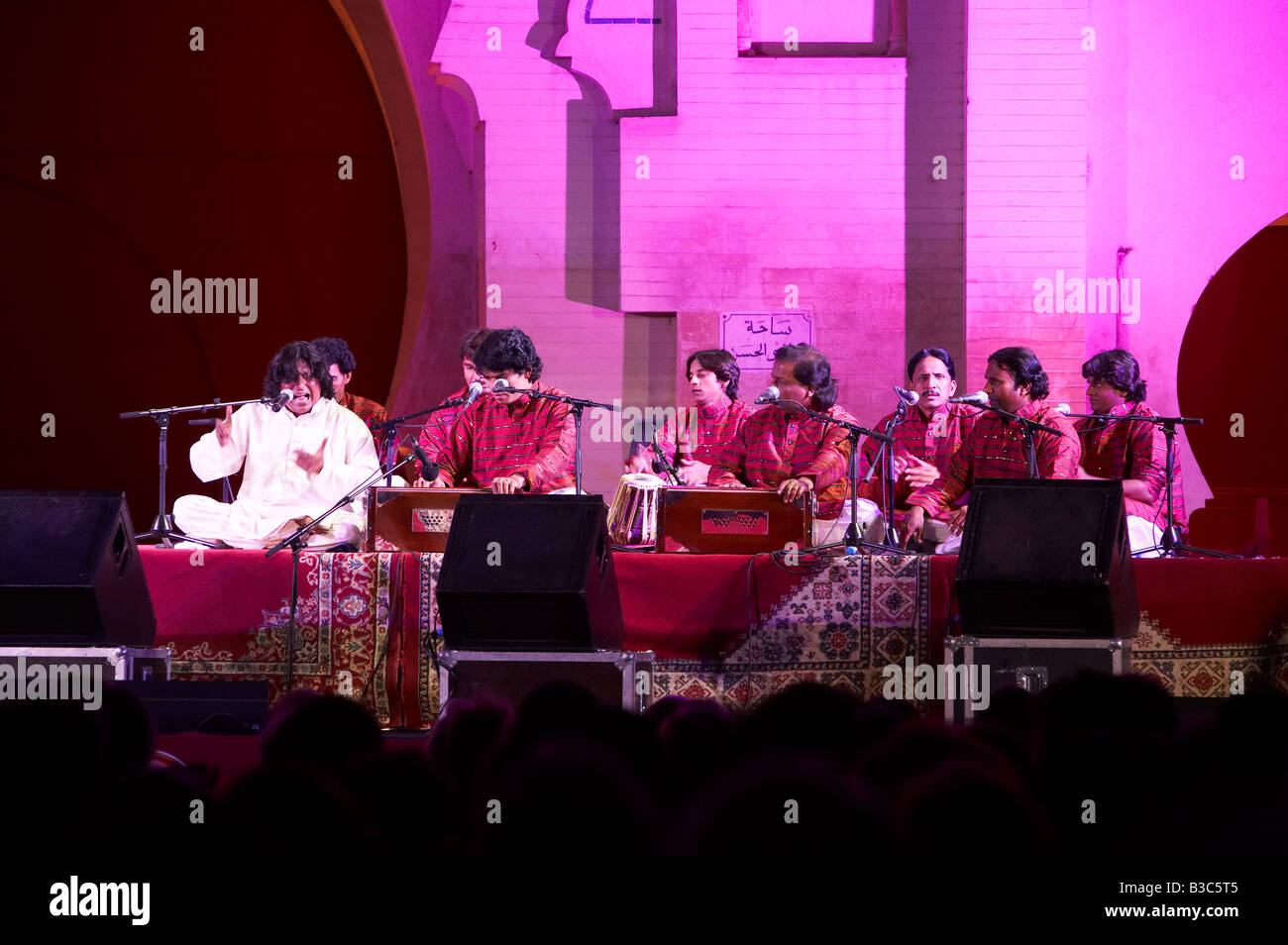 Morocco, Fes. Faiz Ali Faiz and his ensemble from Pakistan perform ...