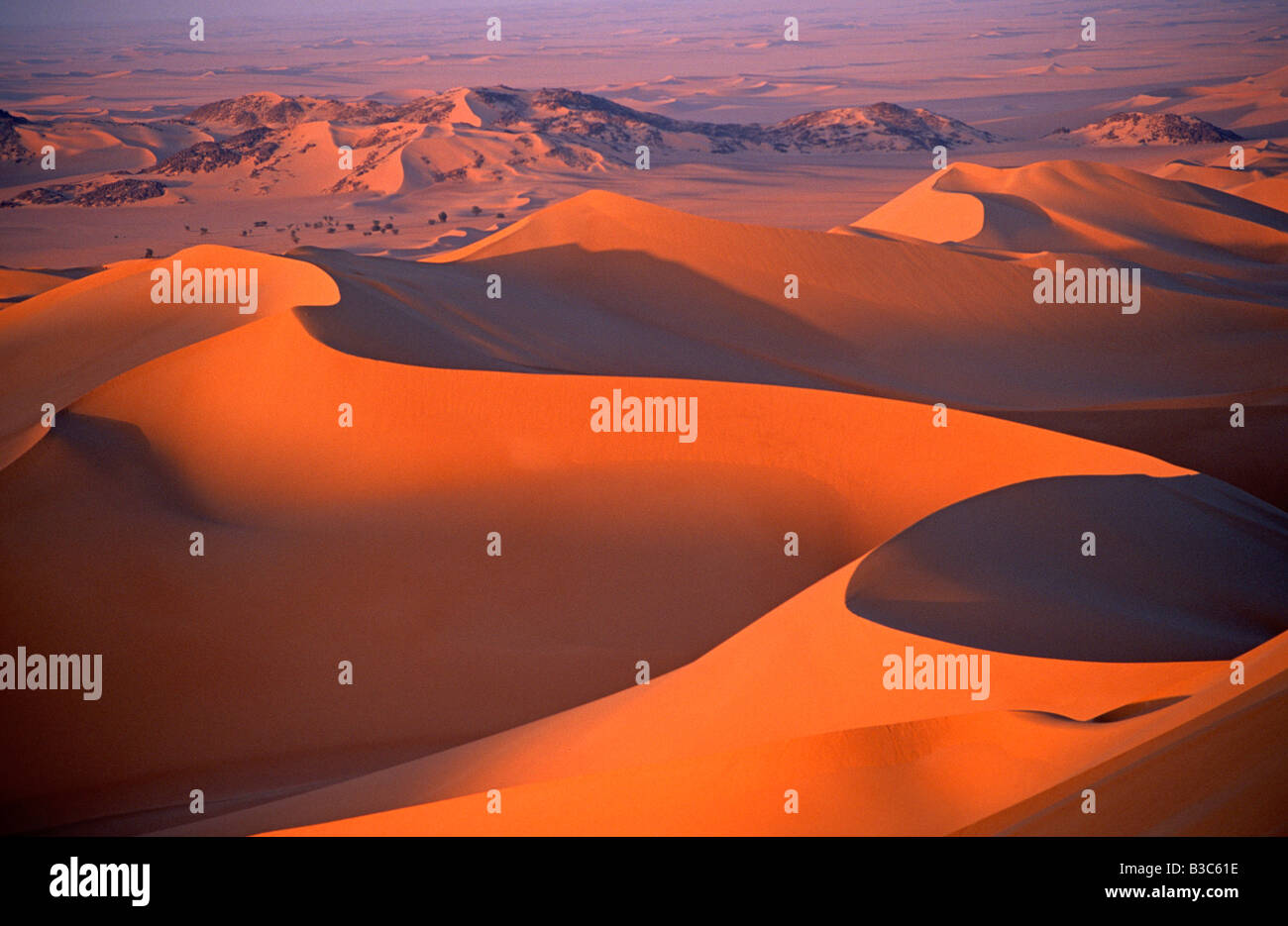 Niger, Sahara, Tenere Desert. Sand Dunes of the Tenere Desert. This is ...