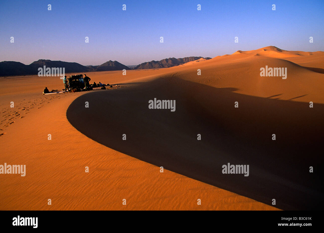 Niger, Sahara, Tenere Desert. Sand Dunes of the Tenere Desert. This is ...
