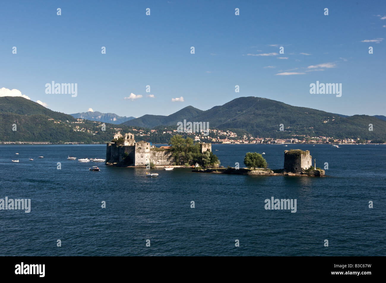 The castle of Cannero Stock Photo - Alamy