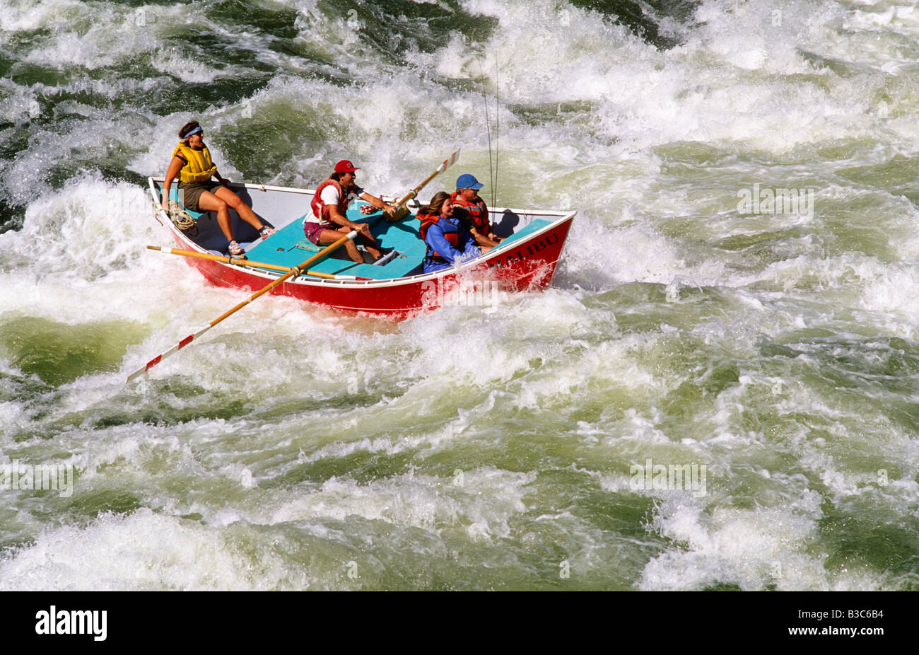 USA, Idaho. Whitewater rafting on the Snake River in Hells Canyon Stock ...