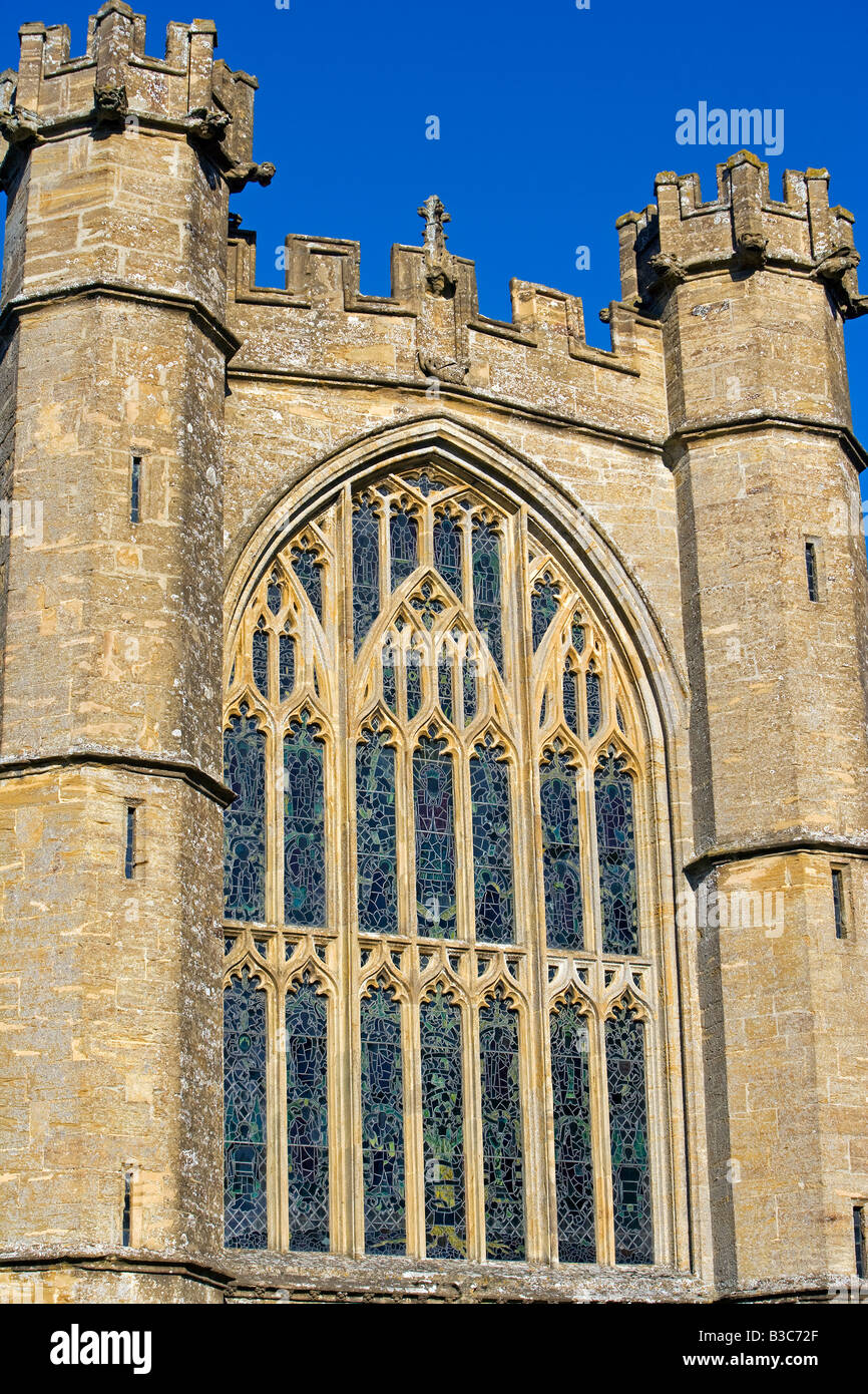 England, Somerset, Crewkerne. St Bartholomew's Parish Church stands on ...