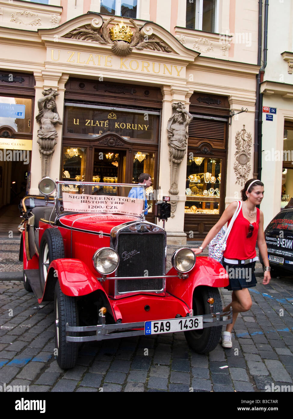 Vintage czech sightseeing cars old hi-res stock photography and images ...