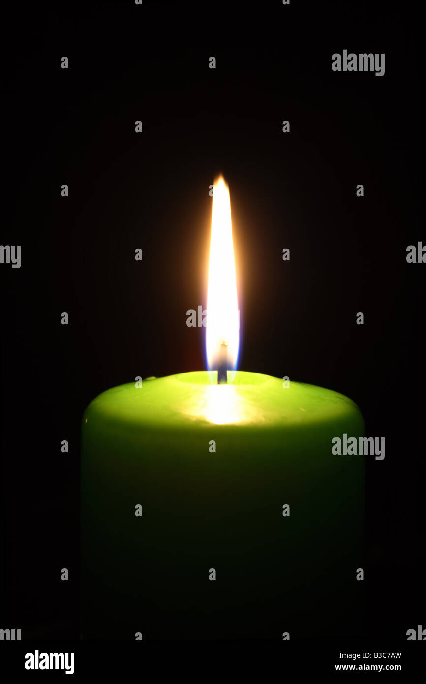 Candle flame green hi-res stock photography and images - Alamy
