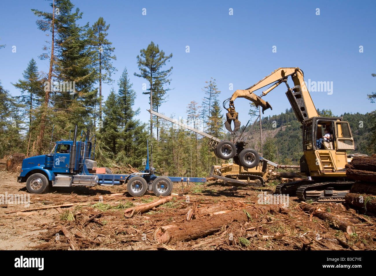 Logging Truck Usa High Resolution Stock Photography and Images - Alamy