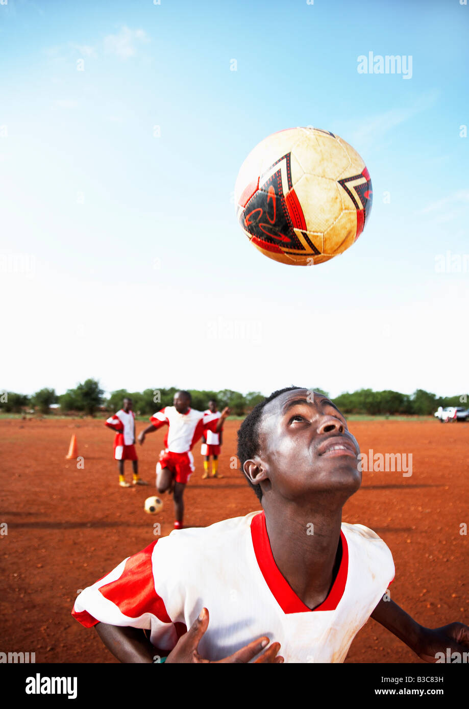 african team on soccer field Stock Photo - Alamy