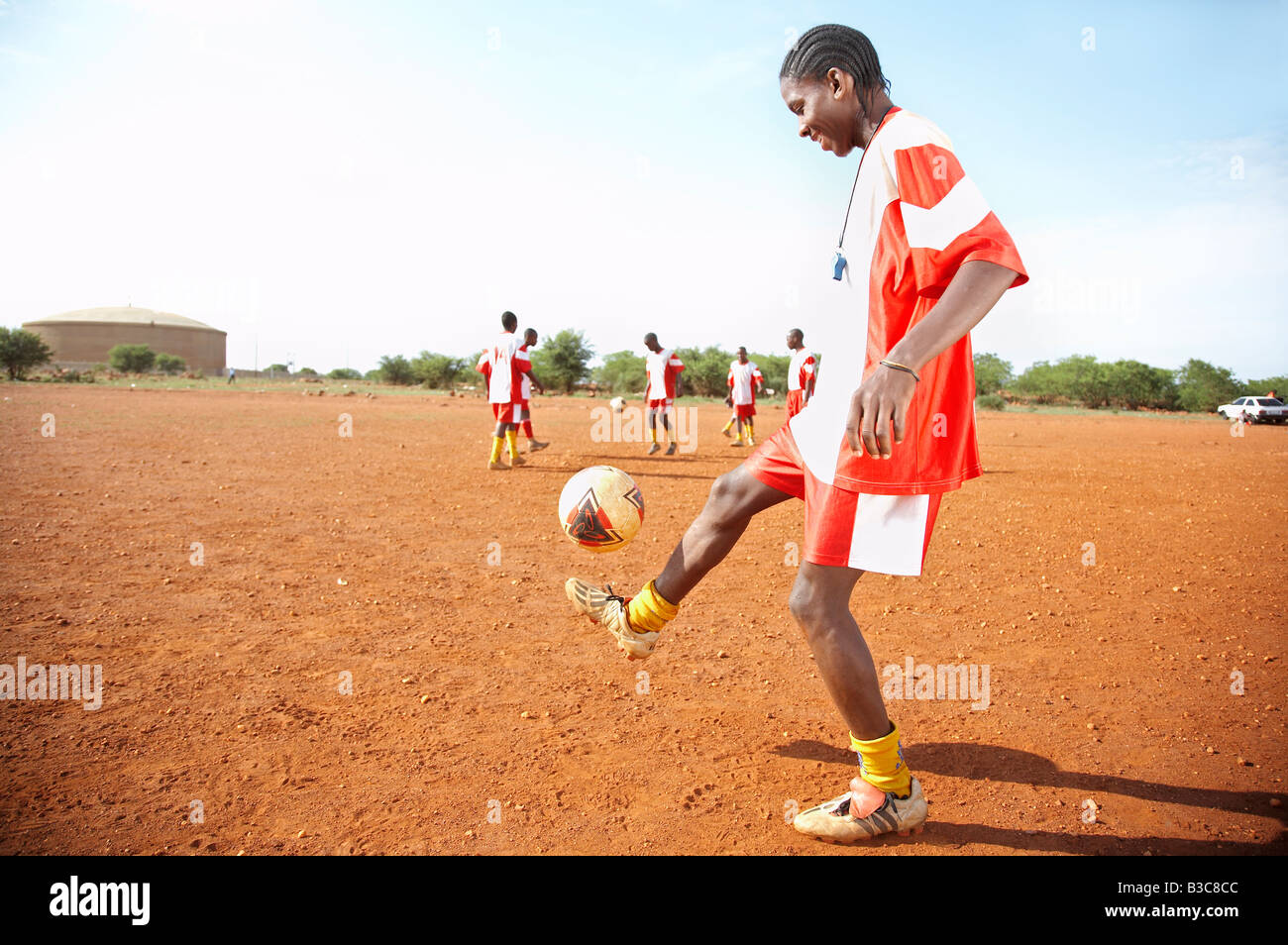 african team on soccer field Stock Photo - Alamy