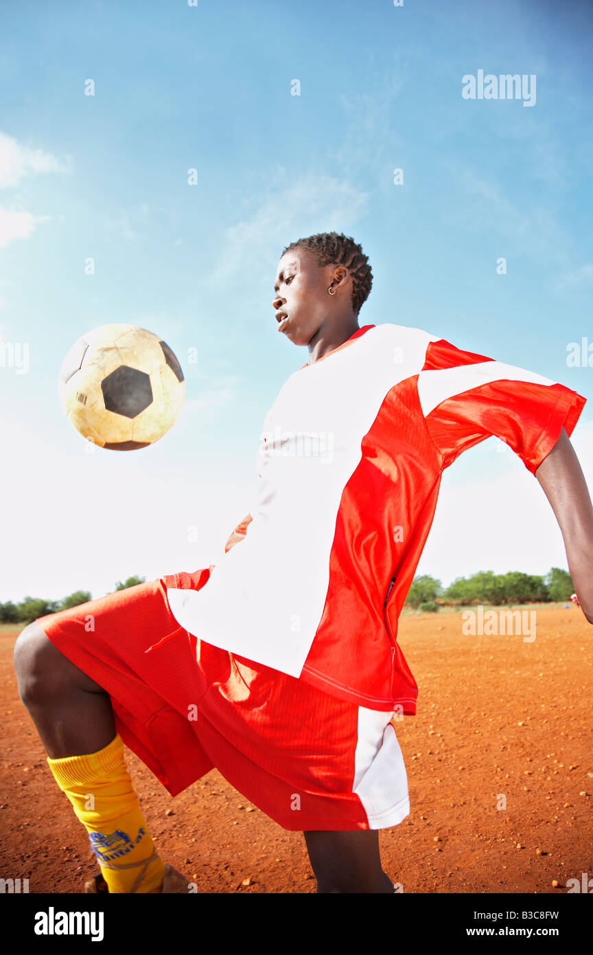 african team on soccer field Stock Photo - Alamy