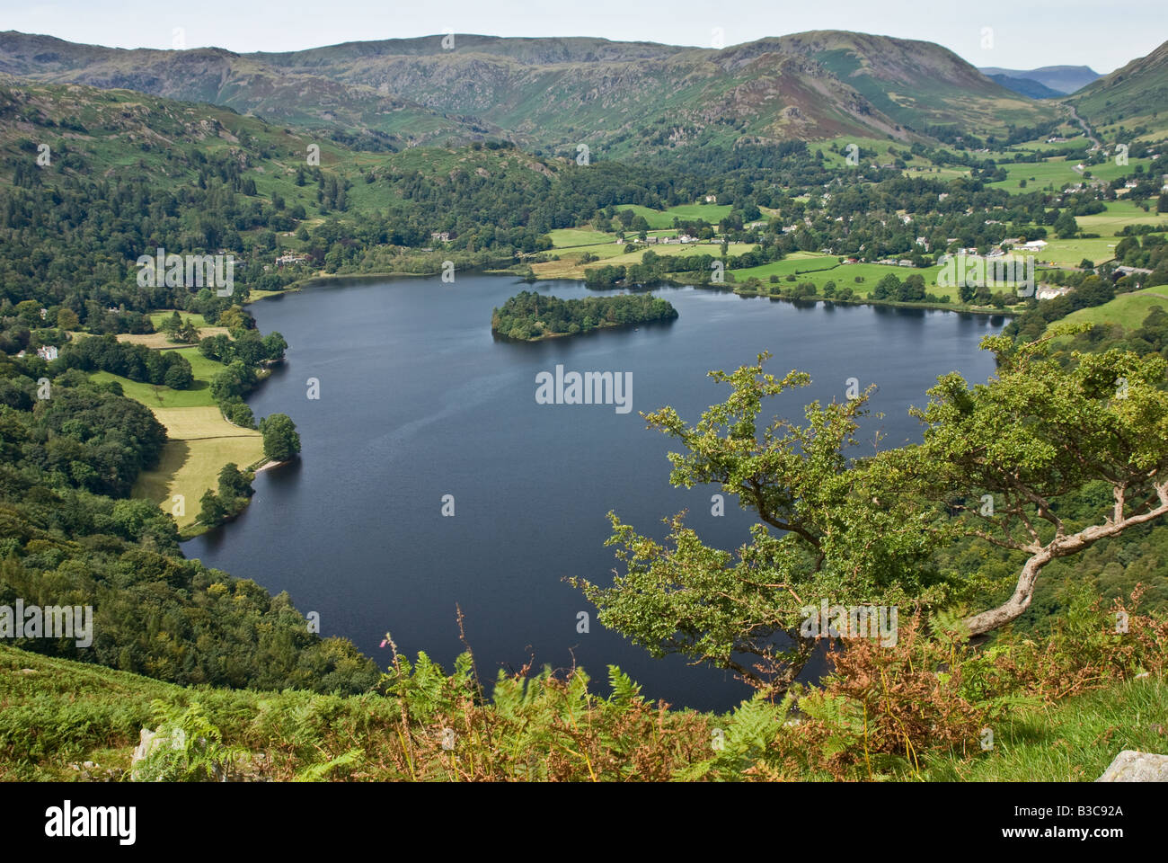 Grasmere in the Lake District Stock Photo - Alamy