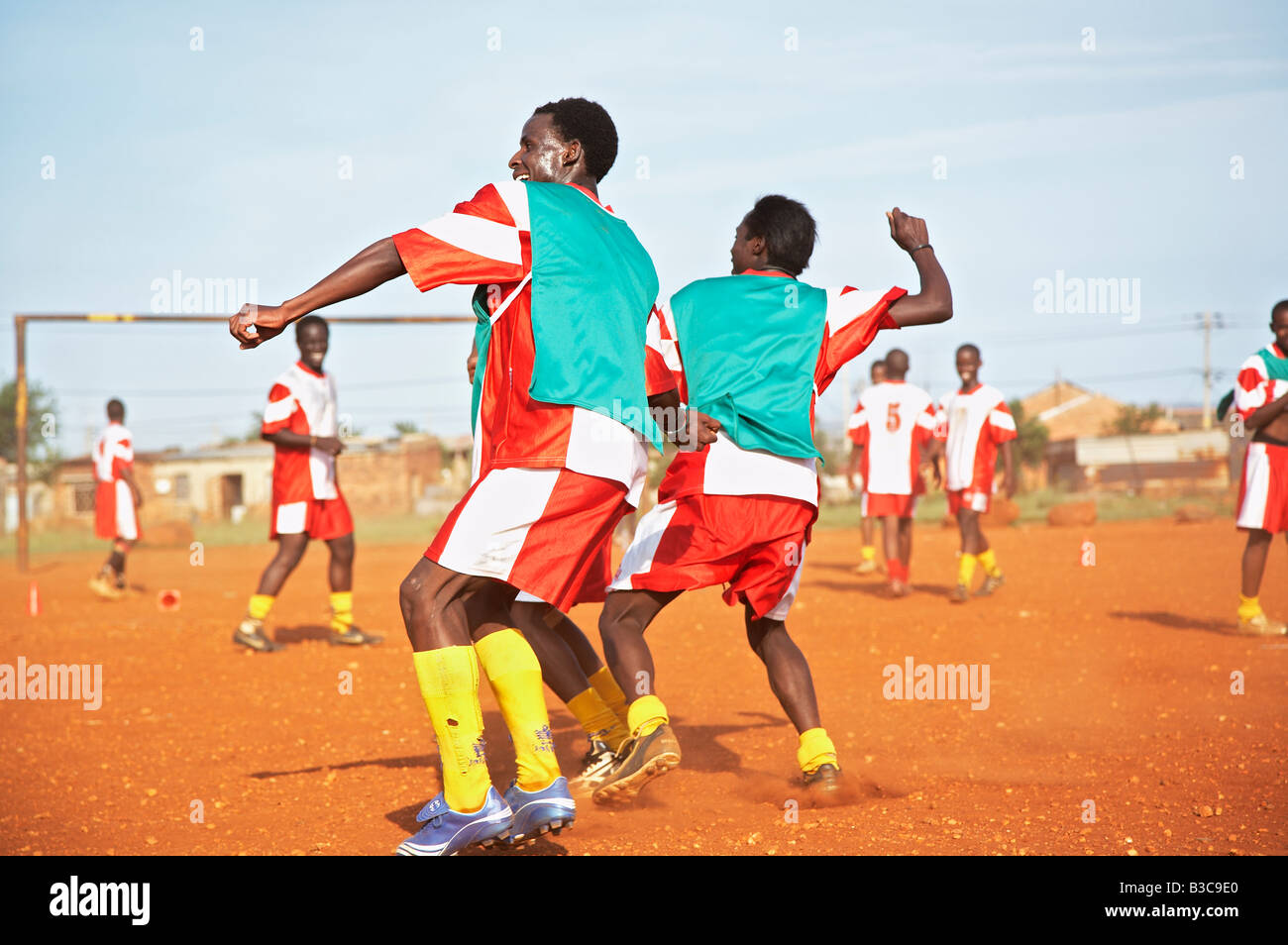 african team on soccer field Stock Photo - Alamy