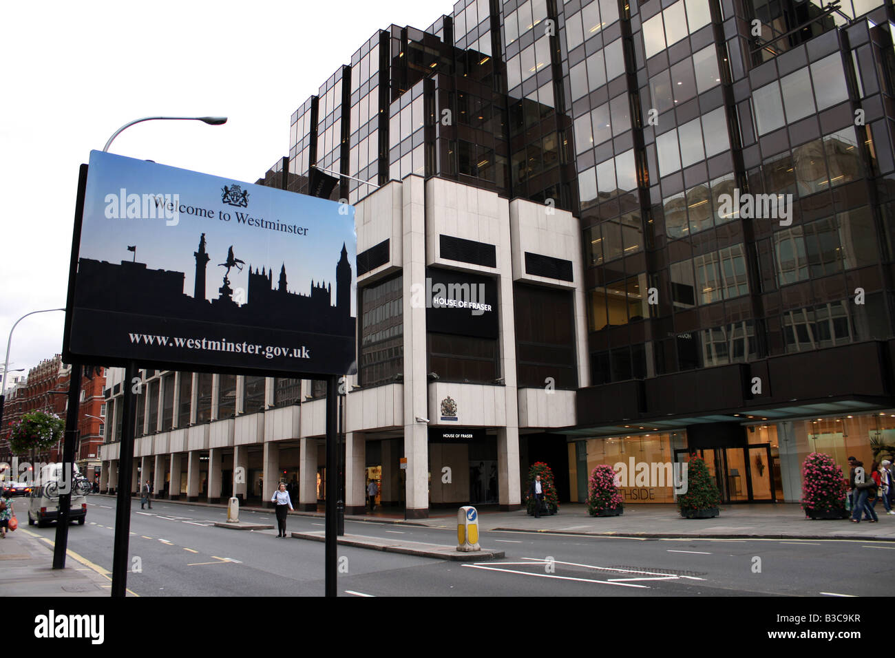 Welcome to Westminster Stock Photo - Alamy