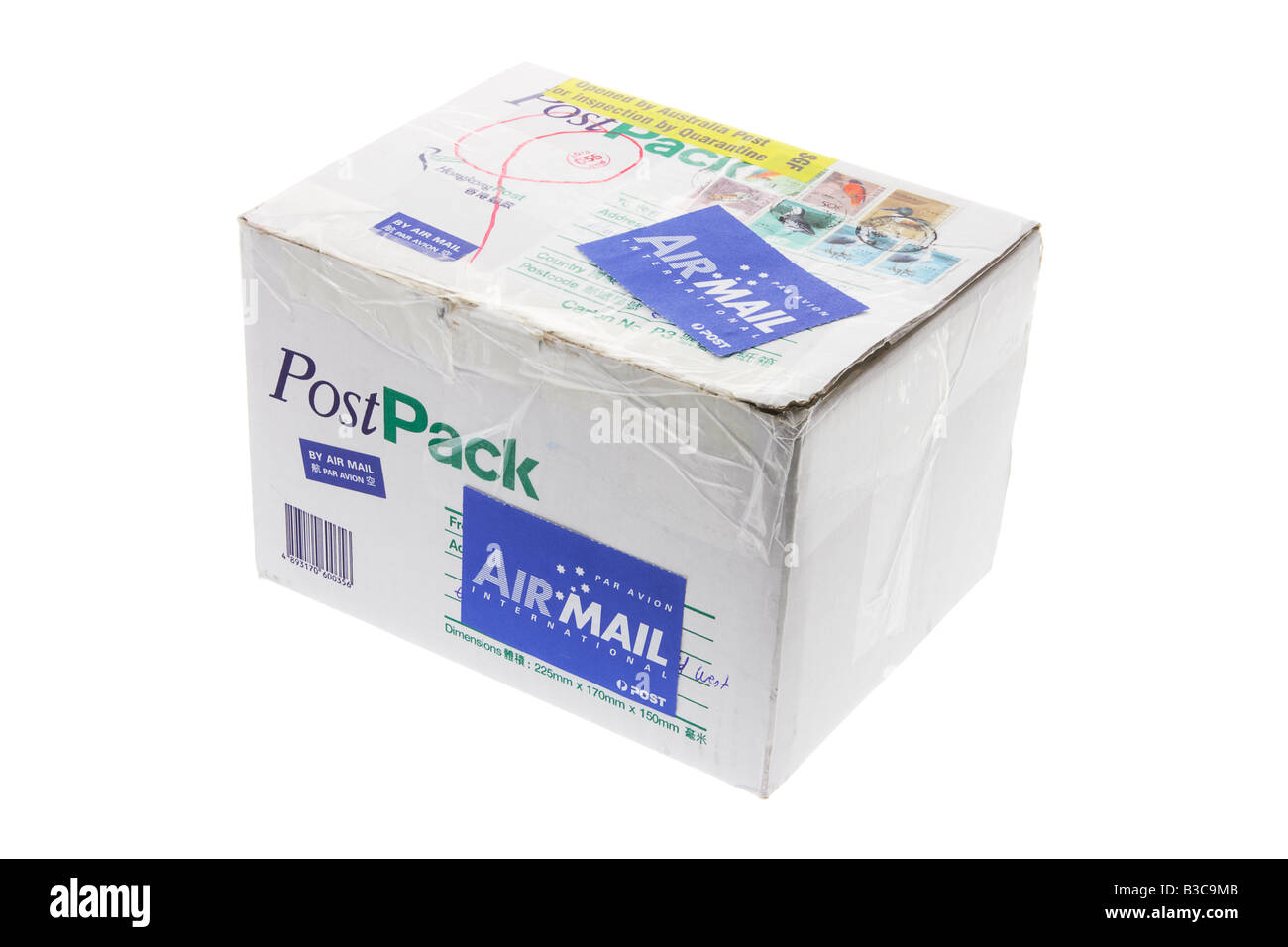 Air parcel Cut Out Stock Images & Pictures - Alamy