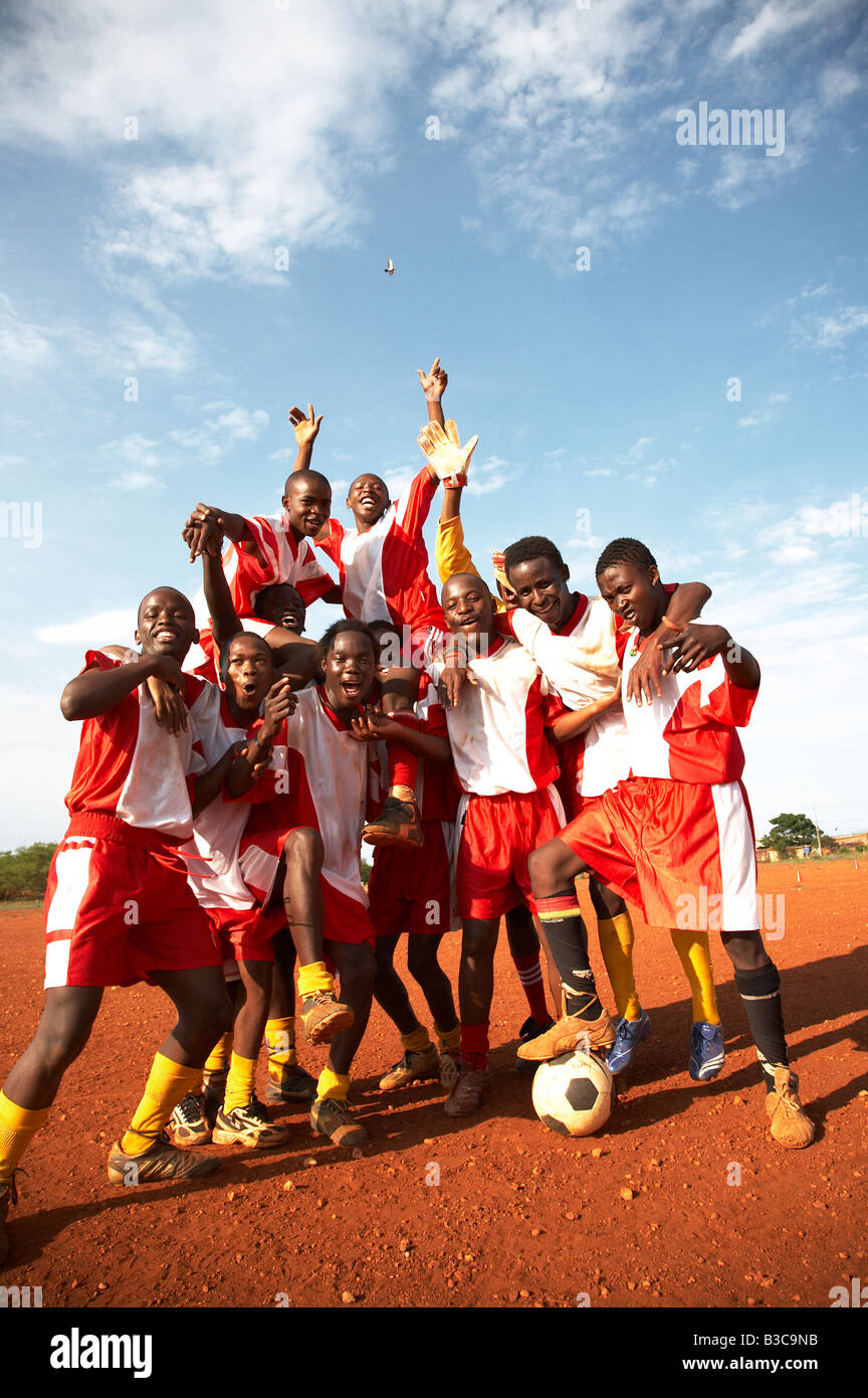 african team on soccer field Stock Photo - Alamy