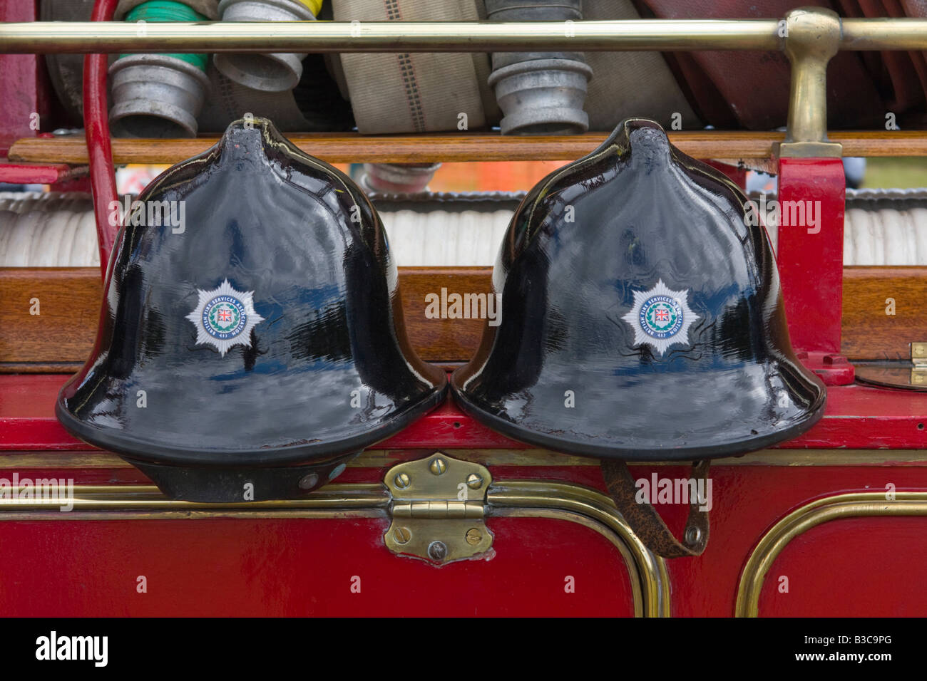 Fireman old fashioned helmet hi-res stock photography and images - Alamy