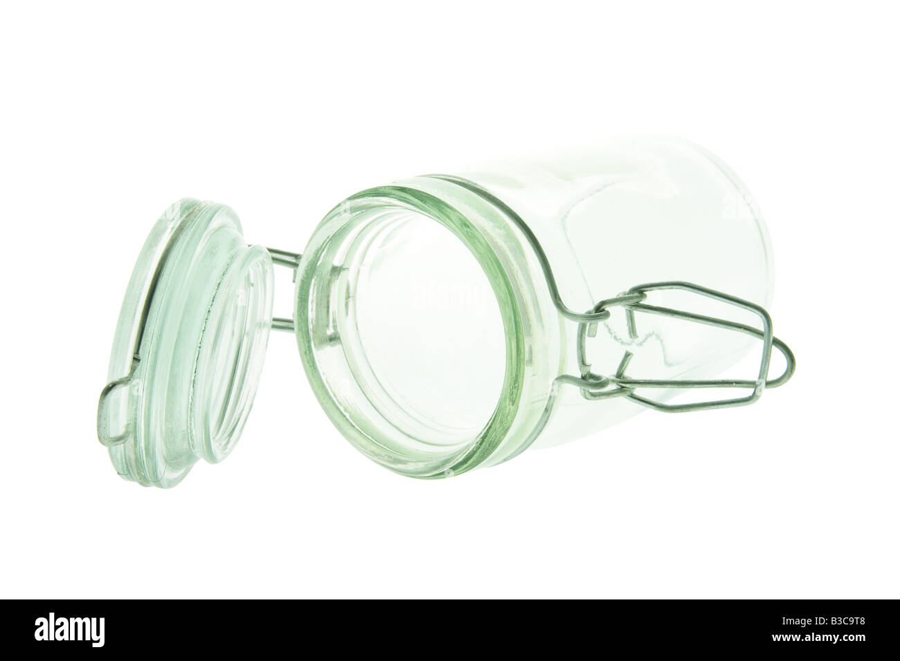 Empty Glass Jar Stock Photo - Alamy