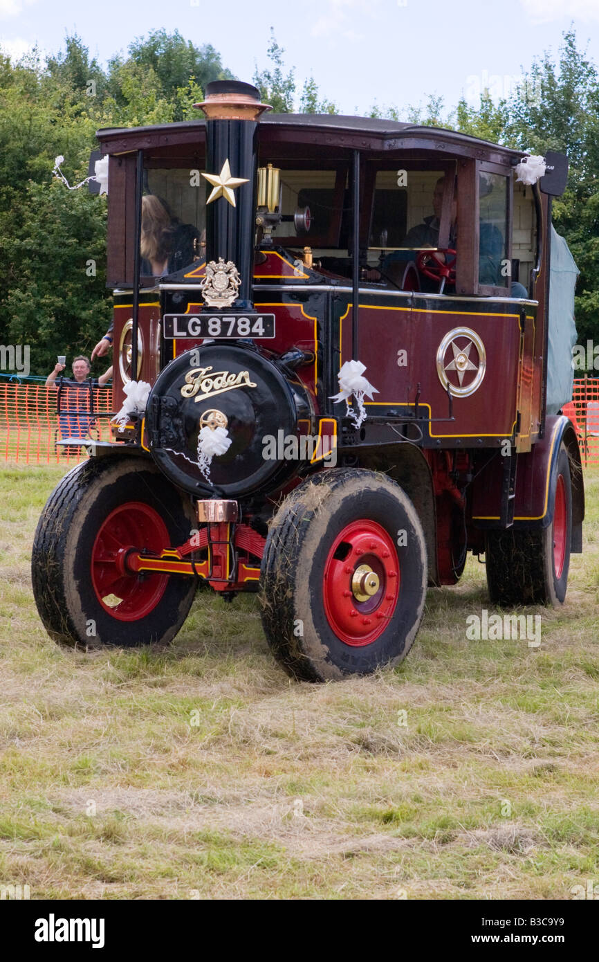 Vintage 1925 Foden C type steam tractor Stock Photo - Alamy