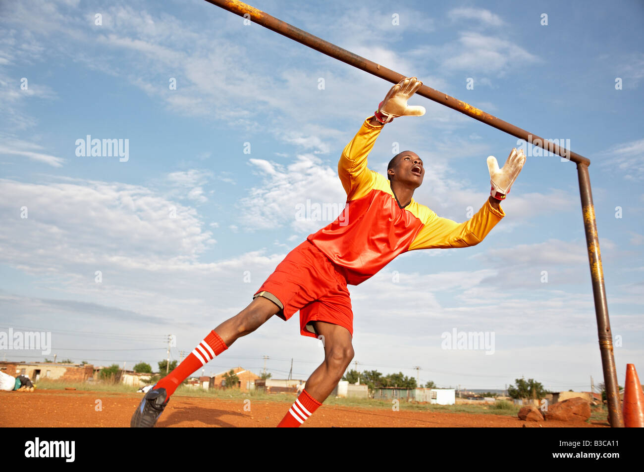 african team on soccer field Stock Photo - Alamy