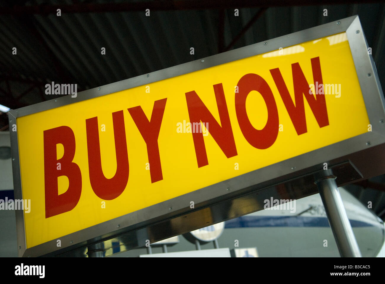 Buy Now Sign Stock Photo - Alamy
