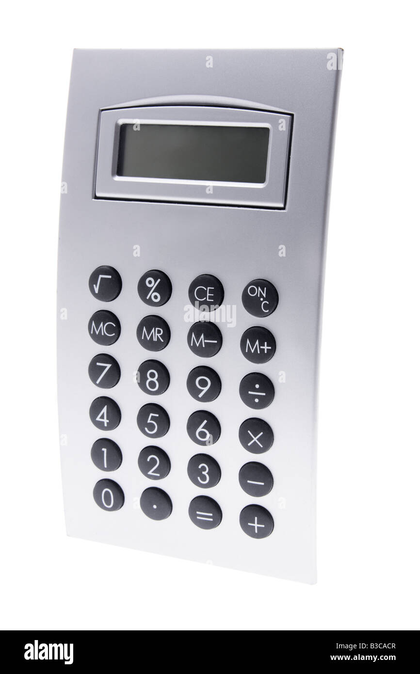 Mathematic calculator Cut Out Stock Images & Pictures - Alamy