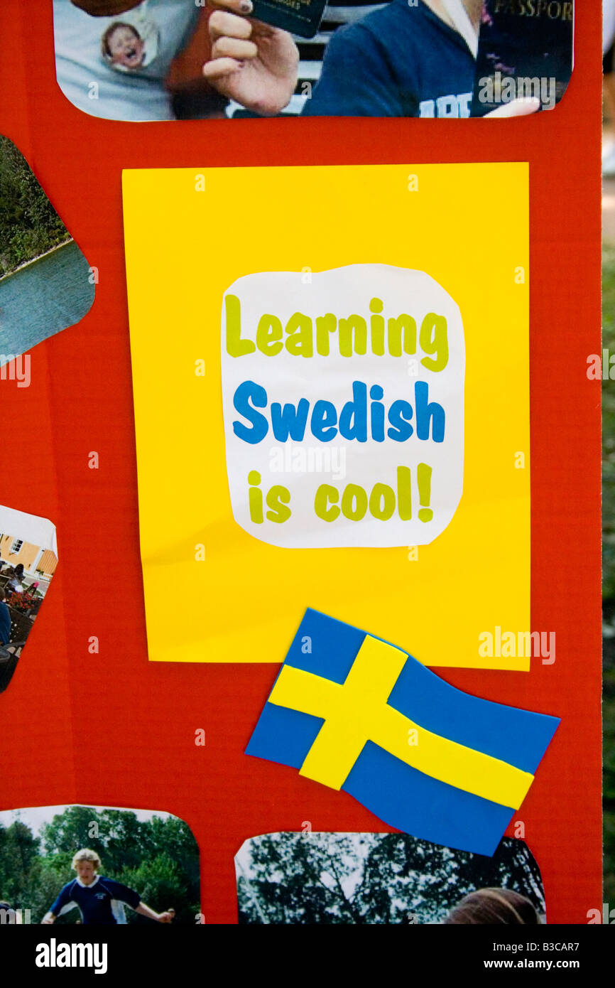 Swedish language school poster. Svenskarnas Dag Swedish Heritage Day ...