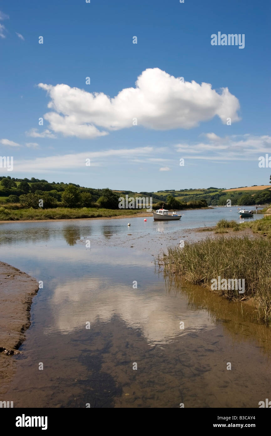 estuary of the river avon aveton gifford south hams devon england uk ...