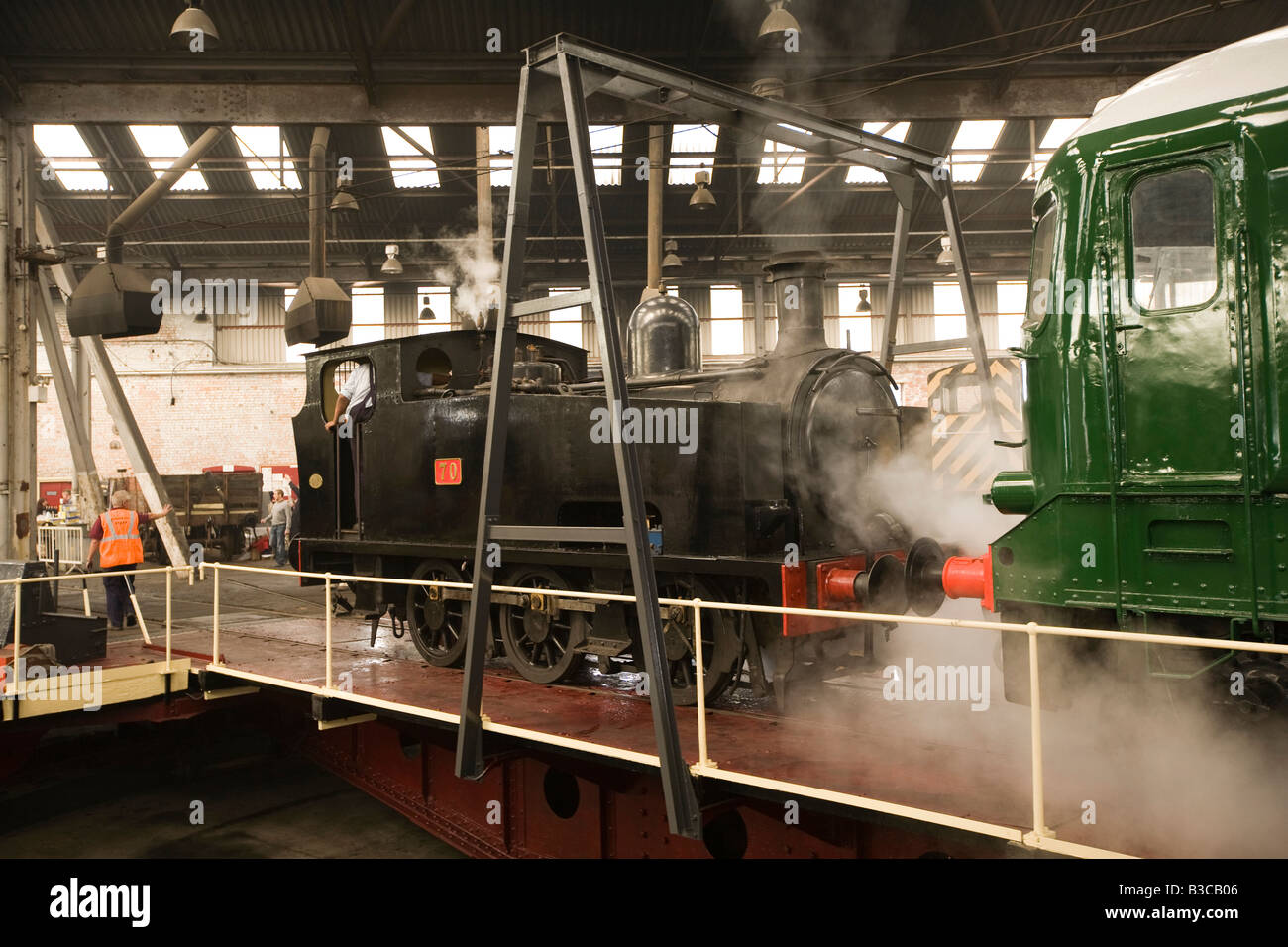 UK Derbyshire Chesterfield Barrow Hill Roundhouse Railway Centre small ...