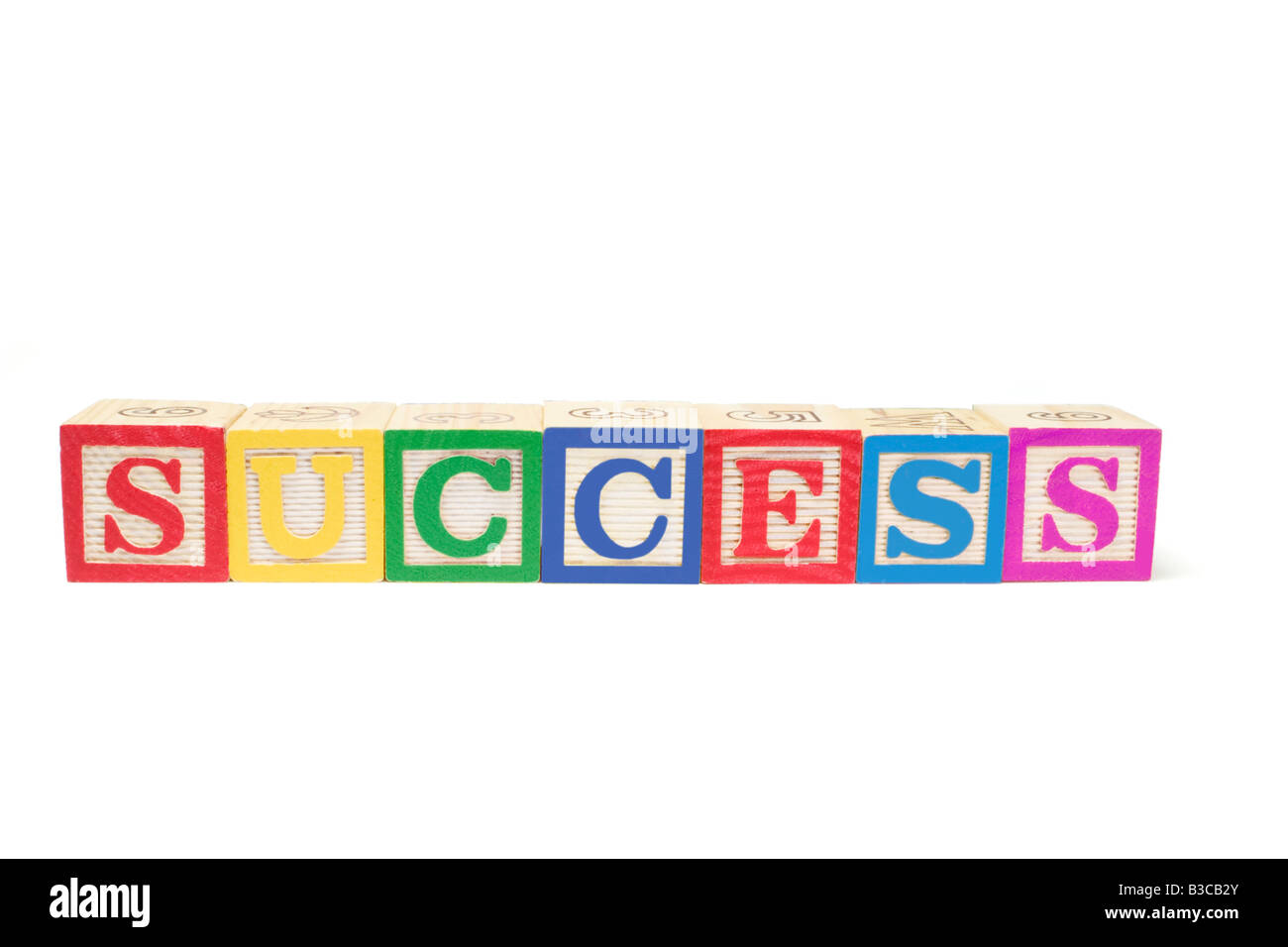 Alphabet Blocks - Success Stock Photo - Alamy